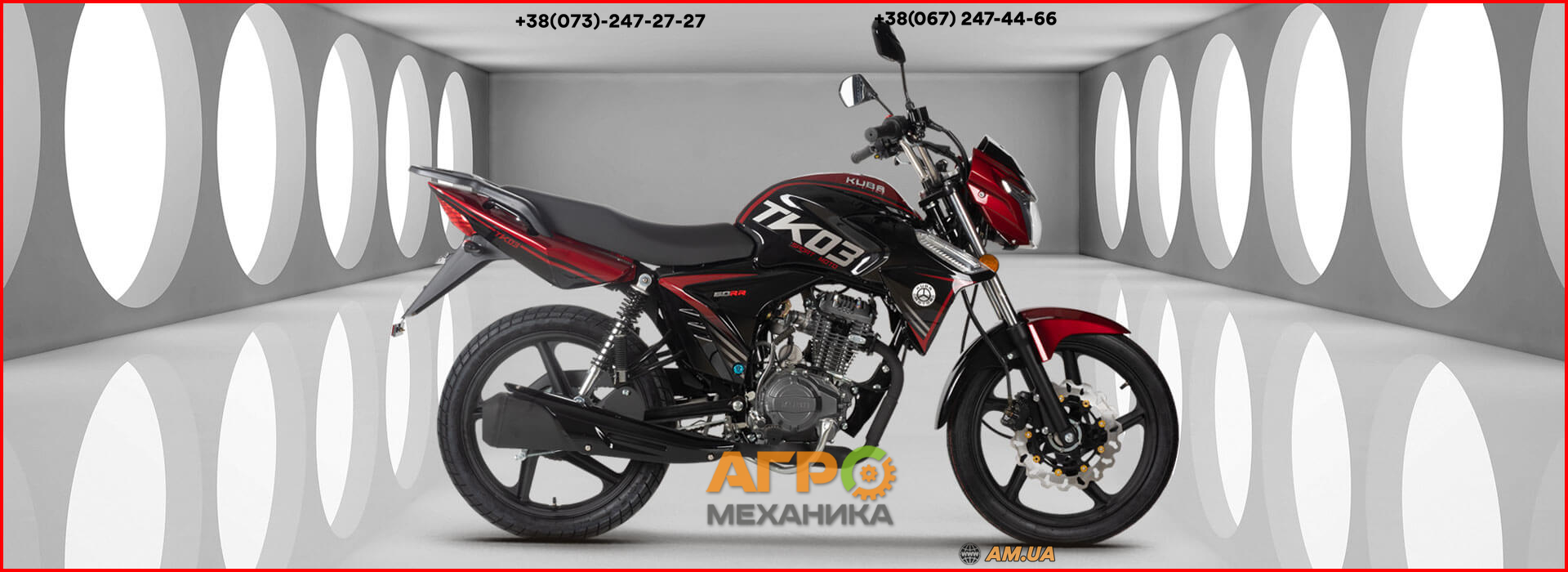 Купить Мотоцикл FORTE FT200-TK03 (красный) в Киеве ᐈ Цена за Собранный