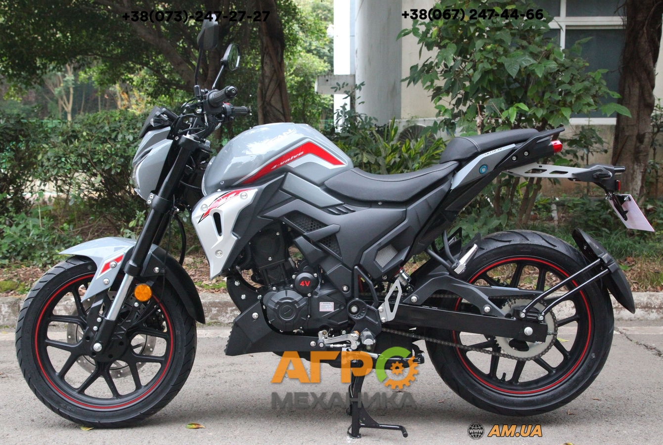 Мотоцикл Lifan SR220-4V (сірий) ціна на Am.ua