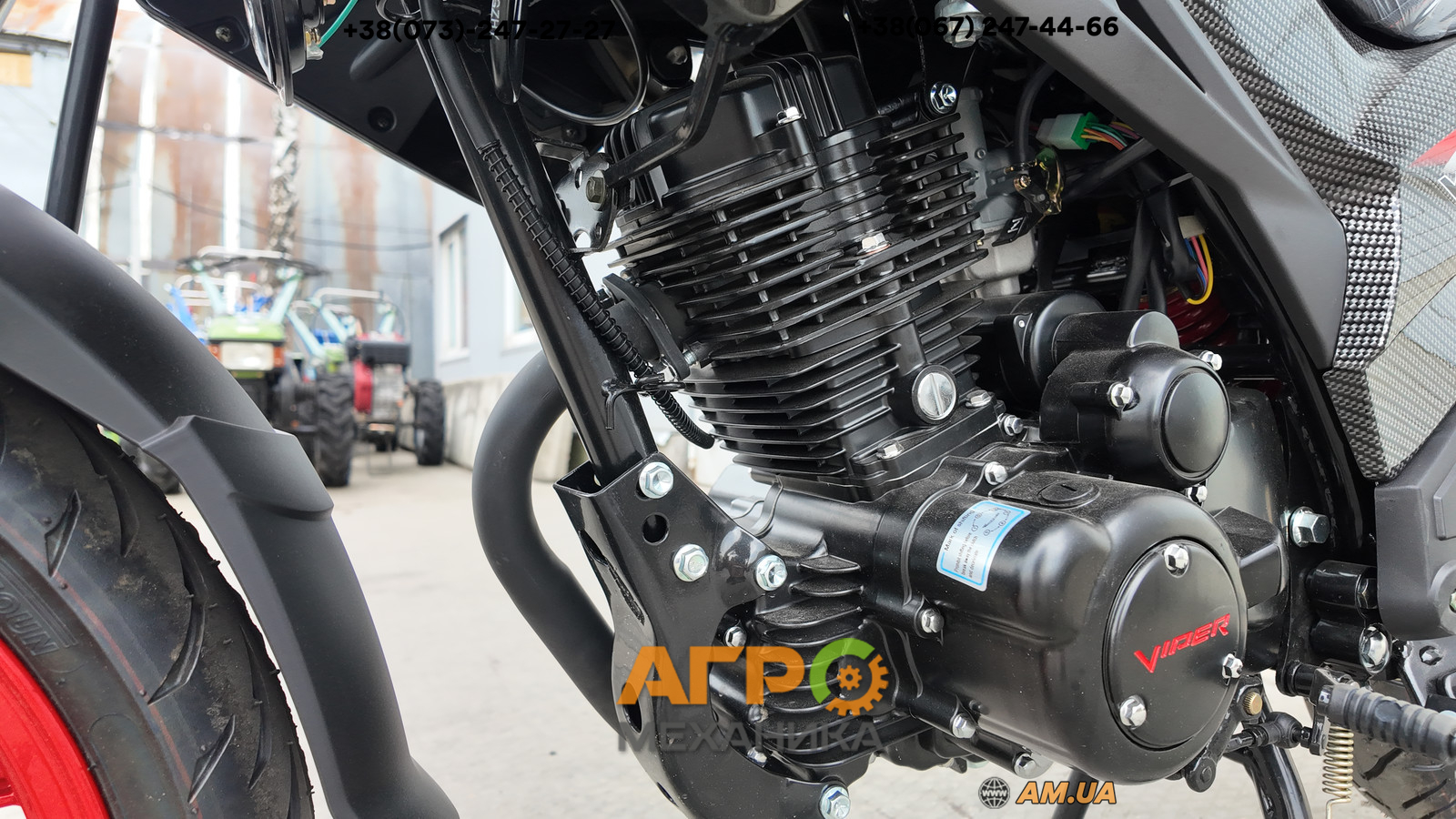 Мотоцикл VIPER ZS200-3 (черный) купить в Киеве (077528) - Агромеханика